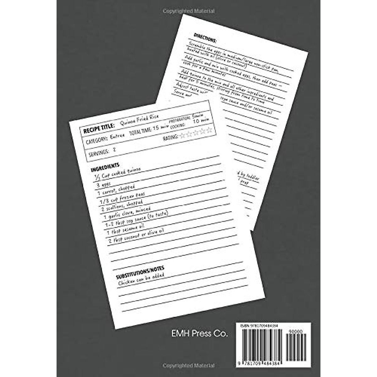 Made with Love Blank Recipe Book: Blank Recipe Journal to Write In, Do It Yourself Blank Cookbook, 7"x10", 134 pages