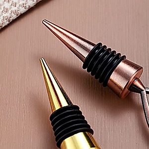 Kyraton Zinc Alloy Wine Stopper Bottle Stoppers 2 Pack, Heavy Duty Reusable Love Design Heart Shape Wine Saver Wine Stopper For Gifts for Kitchen Bar Decor Keeps Wine Fresh