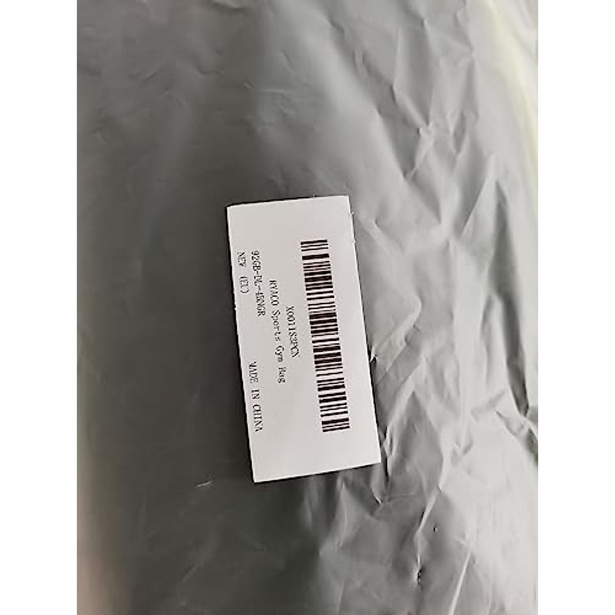 Ryaco Drawstring Backpack Sports Gym Bag, Water Resistant String Sackpack Large Size with Zipper and Water Bottle Mesh Pockets for Gym Shopping Sport Yoga School Swimming Beach (Black & Neon Green)