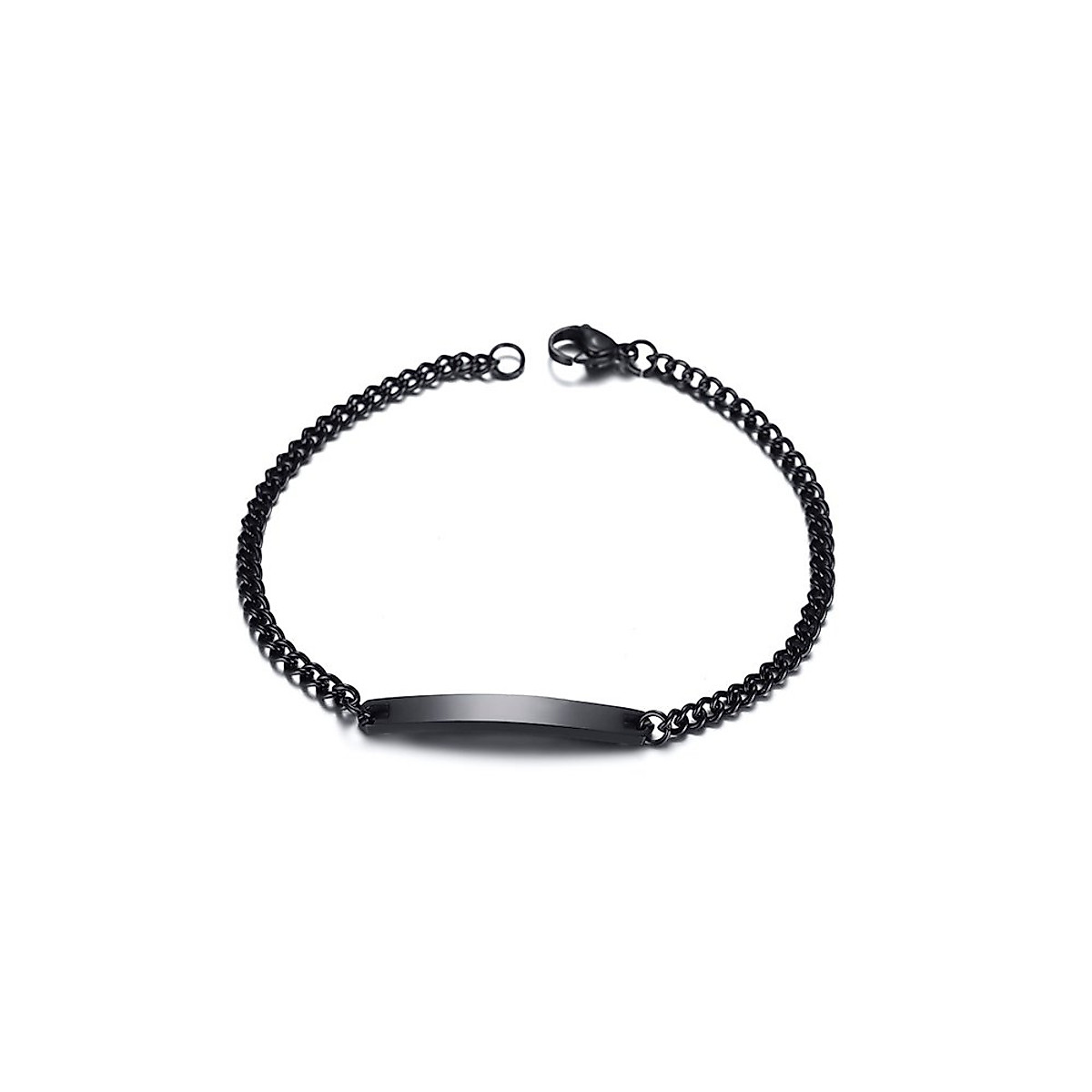 VNOX Customize Friendship Bracelet for 5 Dainty Skinny Bar ID Bracelet for Best Friend,Bridesmaid Gift,7.5"