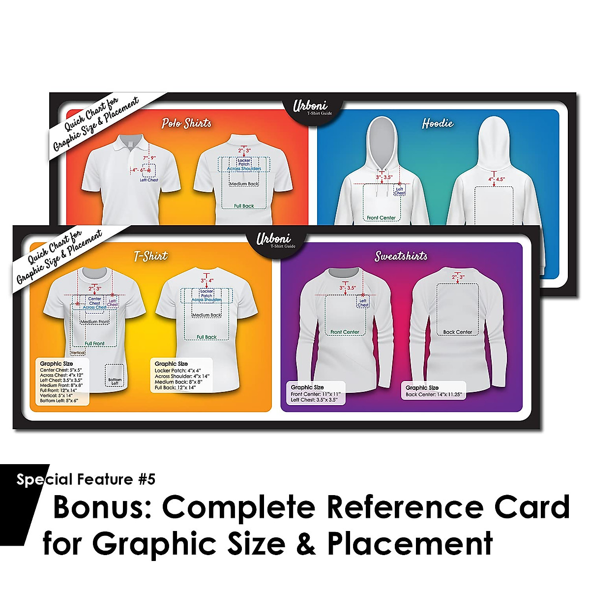 Standard Size - Tshirt Ruler Guide for Vinyl Alignment, T Shirt Rulers to Center Designs, T Shirt Ruler Alignment Tool Placement, Tshirt Guide Ruler Tool for Heat Press, Tee Shirt Ruler for Cricut