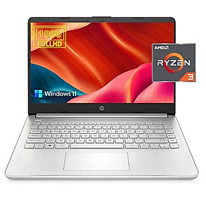 HP 2023 Newest 14 Laptop for Productivity and Entertainment,14" FHD Display, 16GB RAM, 1TB SSD, AMD Ryzen 3 Processor Upto 3.5GHz, Type-C, HDMI, Fast Charge, 10 Hrs Long Battery Life, Windows 11