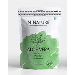 minature Combo of Three- Aloe Vera Powder, Orange Peel Powder and Walnut Shell Powder - Skin Care - 227 g Each
