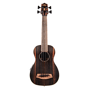 KALA, 4-String Ukulele, Right, Natural (UBASS-EBY-FS)