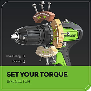 [Professional Grade] Greenworks 24V Max Cordless Brushless Drill + Impact Combo Kit, (2) 2.0Ah Batteries, FAST Charger, and Bag Included