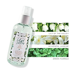 Lily of the Valley Muguet Fine Fragrance Mist by Body Botanic 5 Fl Oz 148 mL - Lily'd Valley with plant extracts and the delicate true scent of Lily of the Valley