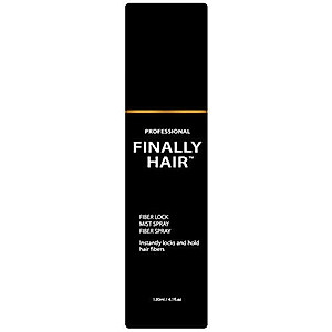 Finally Hair Fiber Lock Strong Holding Spray. Compatible/Replacement For Toppik, Xfusion, Febron, Bosley, Nanogen