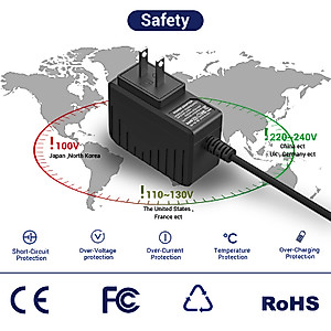 5V 2A Power Supply Adapter for Cisco IP Phones SPA508G, SPA504G, SPA525G2, SPA303, SPA942, SPA922 and SPA900, SPA300, SPA500, CP500, SPA962, Cisco SPA Series Phone Versatile Charger Power Adapter