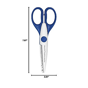 EFCO Deckle Creative Scissor, Blue, 16 cm