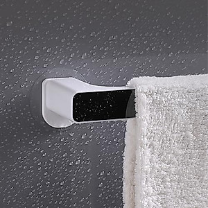 BLSYHDH Towel Holder, Wall Mounted Towel Bar for Bathroom, Household Wall Mounted Shelf, Kitchen Cabinet Storage Rack Used to Hang Bathroom Supplies Towel Dishcloths