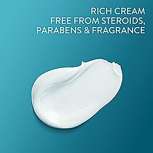 CETAPHIL ECZEMA RESTORADERM FLARE-UP RELIEF CREAM, For Eczema Prone Skin, 8 oz, Barrier Repair, 48 Hour Hydration, 2% Skin Protectant Colloidal Oatmeal, Steroid Free