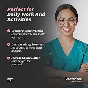 SpeedAid Compression Socks for Men & Women Knee-high Graduated Stockings 20-30mmHg | Black/Grey - Medium