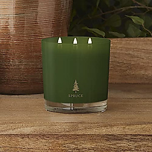 Root Candles Scented Holiday Candles Winter Collection Premium Handcrafted Beeswax Blend Candle, 12-Ounce, Spruce