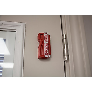 The Original Fat Ivan Fold Up Doorstop Wedge with Magnet Red (Pack of 2)
