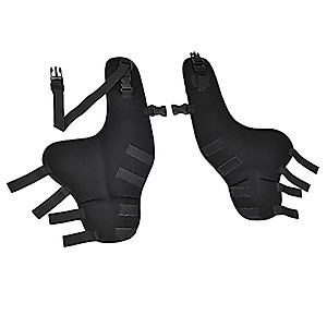 Zunea 1Pair Dog Leg Brace for Hind Leg ACL CCL Tear Canine Rear Hock Joint Brace Dogs Back Legs Compression Sleeve Wrap Protector and Extra Support for Wound Injury and Sprain Healing of Arthritis S