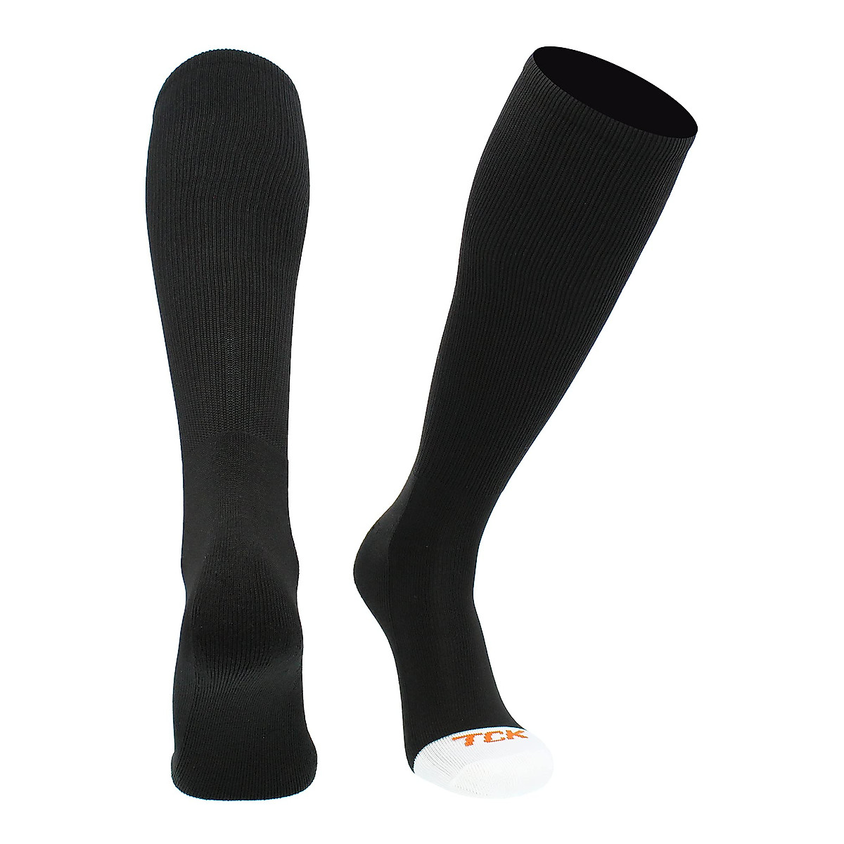 TCK Prosport Performance Tube Socks (Black, Medium)