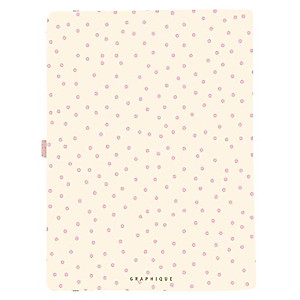 Graphique Designer Planners - 18-Month Dated Calendar - Polka Dot - Vegan Leather Business Monthly Planner with Weekly Agenda & Notes - For School, Work, or Home - Jul 2021-Dec 2022 (8" x 10")