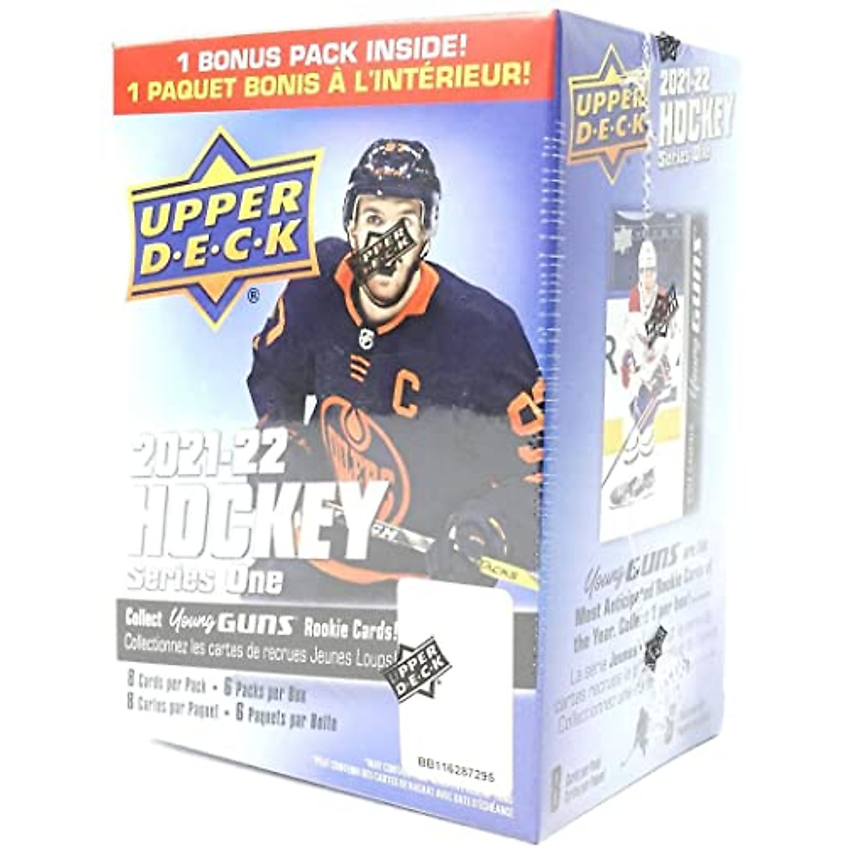 2021/22 Upper Deck Series 1 NHL Hockey BLASTER box (6 pks/bx)