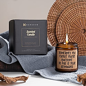 Thank You Gifts for Women - Stress Relief Gift Ideas for Friends, Coworkers, Boss, Employee, Mom, Mentor - Relaxing, Inspirational, Thoughtful, Birthday, Friendship, Scented Candles for Her