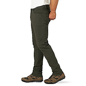 ATG by Wrangler Men's 5 Pocket Outdoor Pant, Peat, 34W x 30L
