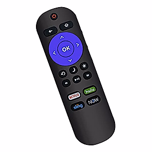 Remote Control Compatible with All Sharp Roku TV LC-50LBU591U LC-50LBU711U LC-55LBU591U LC-55LBU711U LC-43LBU591U LC-32LB601U LC-24LB601U LC-50LB601U LC-40LB601U LC-65Q7370U LC-43LB601U