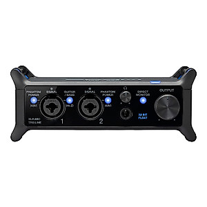 Zoom UAC-232 Audio Converter with 32-Bit Float, Audio Interface,2 XLR/TRS Combo Inputs, Headphone Outputs, 192 kHz Sample Rate, For Music & Streaming