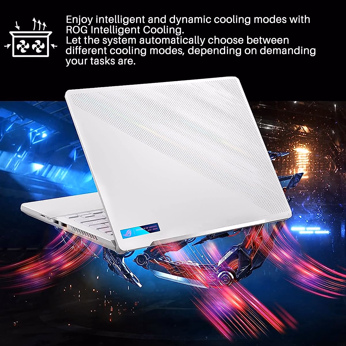 ASUS ROG Zephyrus Gaming Laptop 2023 Newest, 14" FHD 144HZ Display, AMD Ryzen 7 5800HS(Up to 4.4 GHz), NVIDIA GeForce RTX 3060 Graphics, 40GB RAM, 2TB SSD, Bluetooth, Wifi6, Windows 11 Home, White
