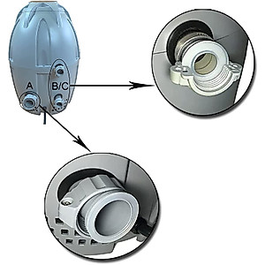 FSYHVVY Replacement Connector Seals Gaskets Washers for Coleman Lay-Z-Spa, A and B/C (2A+4B/C)