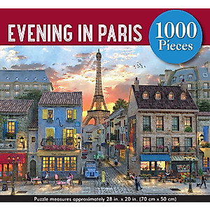 PETER PAUPER PRESS Evening in Paris 1000 Piece Jigsaw Puzzle