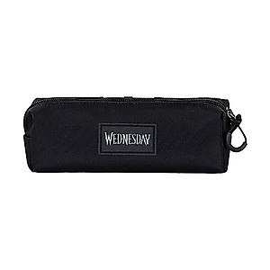 Karactermania Wednesday Uniform-2.0 FAN Square Pencil Case, Black, 21 x 8 cm, Black, One Size, 2.0 FAN Square Pencil Case Uniform