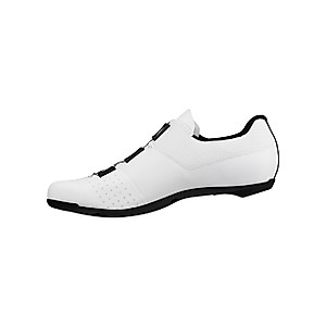 Fizik Unisex Overcurve R4 Wide Road Cycling Shoes, White, 10.5-11 US Men