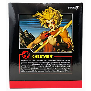 Super7 Thundercats: Cheetara The Super Speedy Ultimates Action Figure, Multicolor