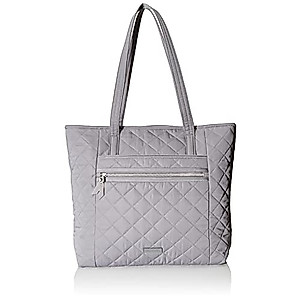 Vera Bradley Women's Performance Twill Vera Tote Bag, Classic Gray, One Size