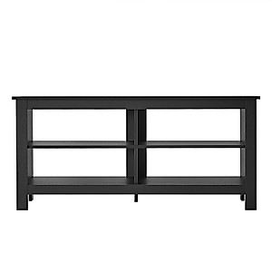 Panana TV Stand, Moden 4 Cubby TV Stand for 60 inch TV, Farmhouse Television Stands Entertainment Center Media Stand with Storage TV Table Stand for Living Room