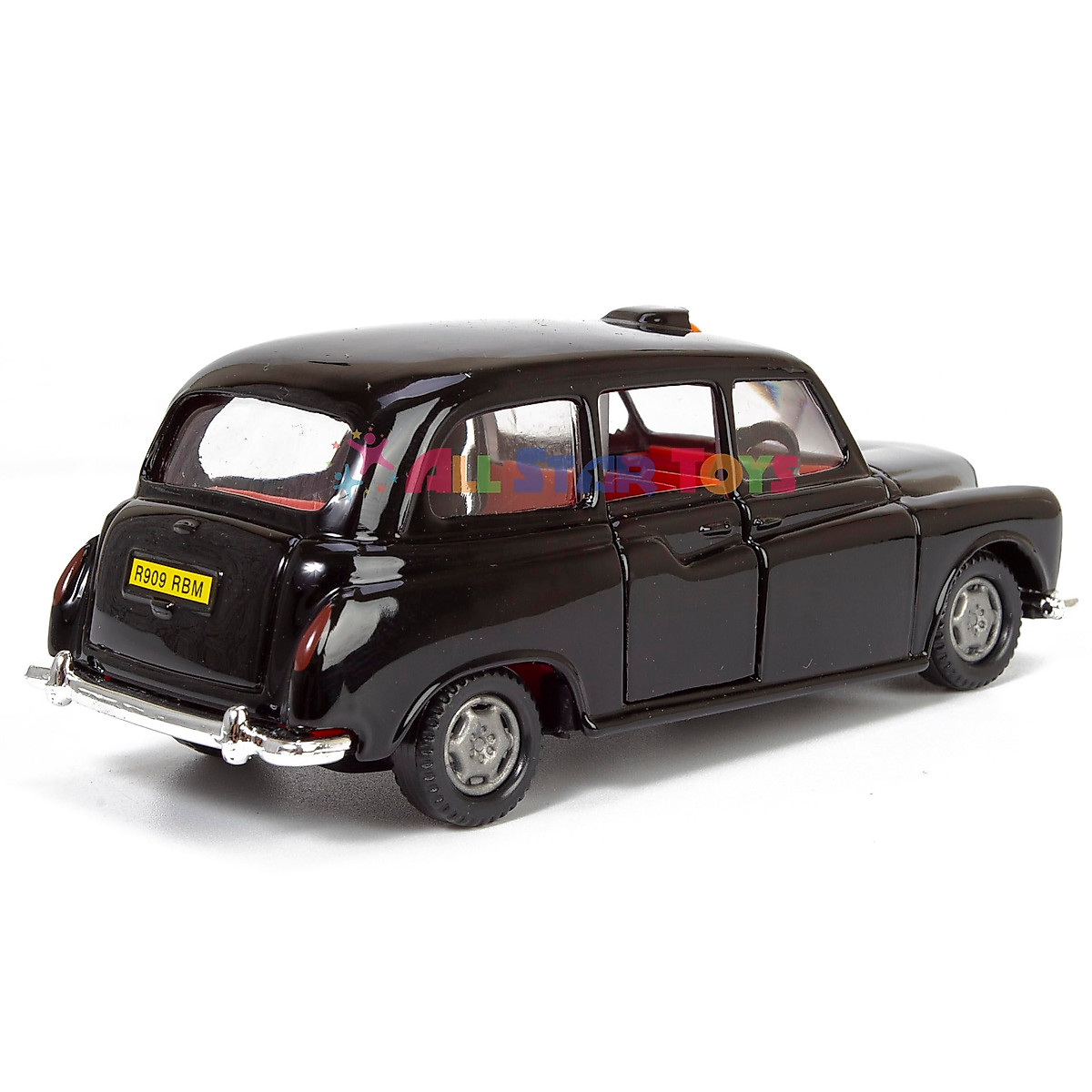 London Taxi 1/38 Scale Diecast Model Toy Car 4.75" Long Motormax 76003