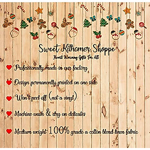 Christmas Decorations Pillow Covers 18x18 Set of 4 Pink Stripes Santa Snowman Snowflake Merry Christmas Tree Let It Snow Hello Winter Holiday Pillows Decorative Throw Cushion Case for Sofa Couch