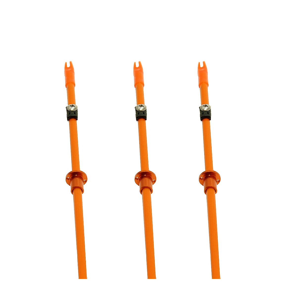 Pocket Shot Bow Fishing Arrows (3 Pack) with Slide, 2 Barb.