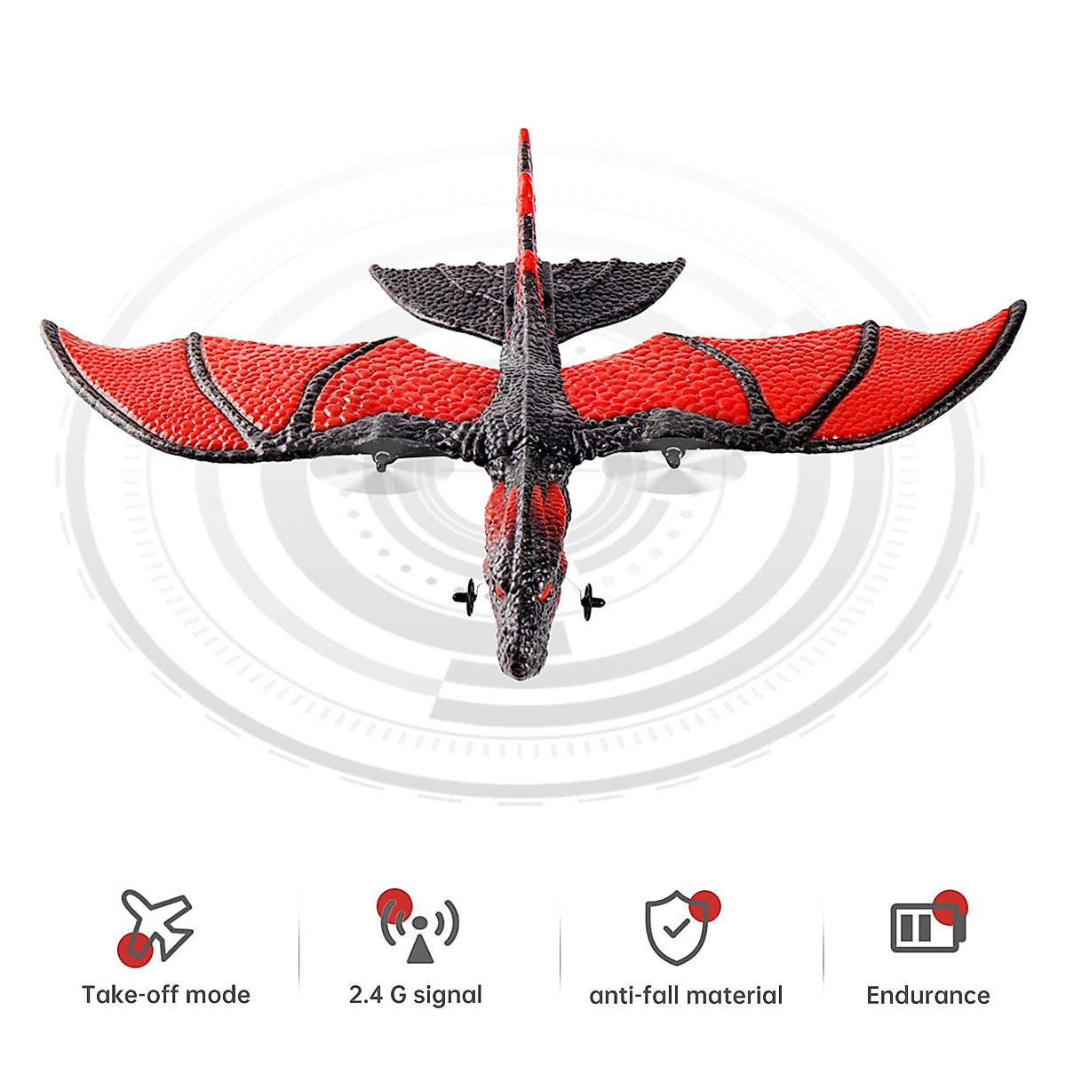Eayaele RC Plane Fly Dragon, RC Airplane Remote Control Plane for Kids Beginner Boys Easy to Fly