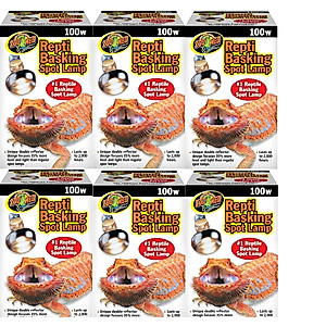 Zoo Med Repti Basking Spot Lamp Replacement Bulb 100 Watts - Pack of 6