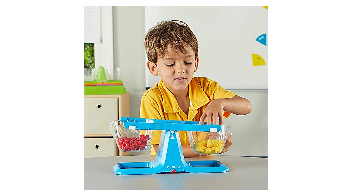 hand2mind Nestable Bucket Balance Scale for Kids
