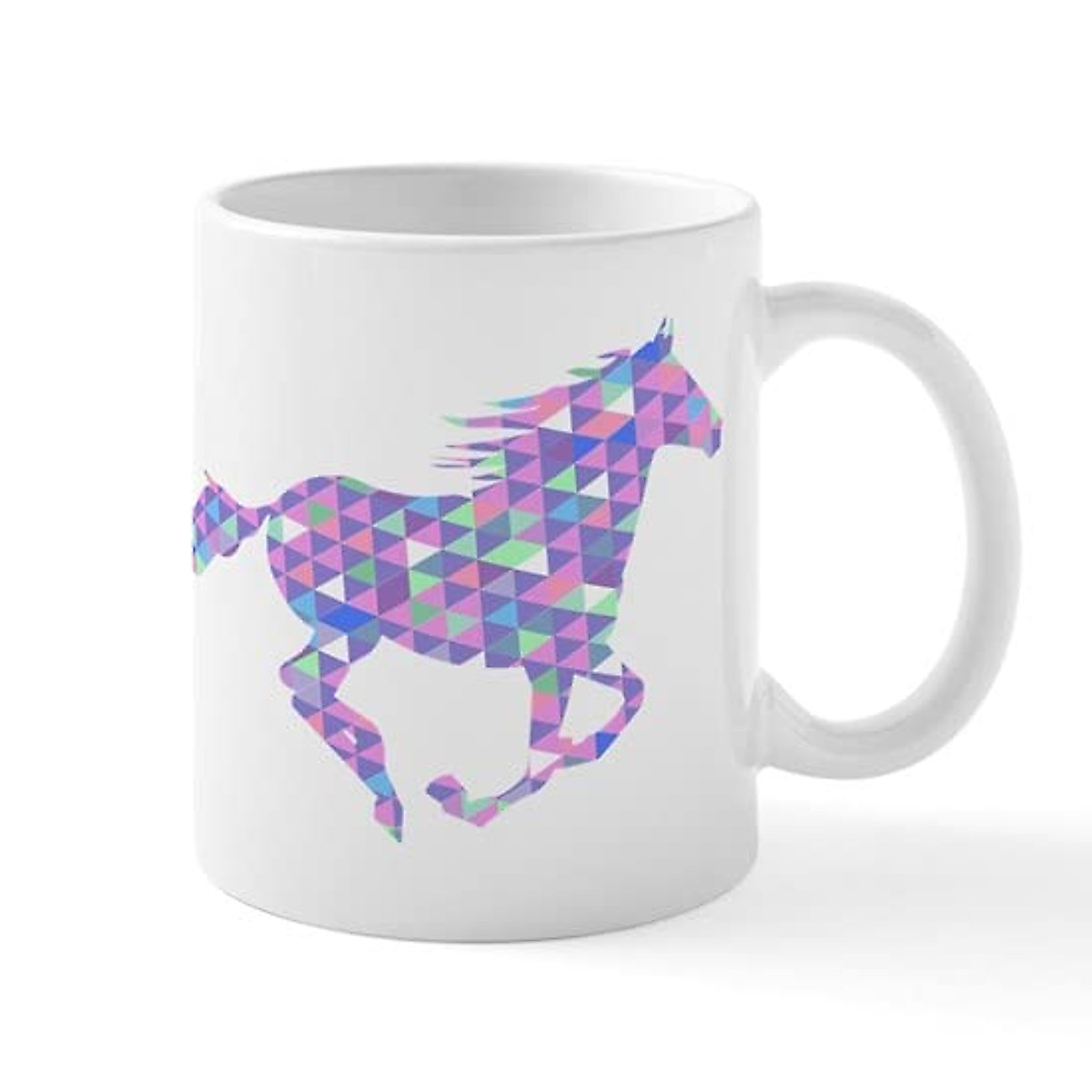 CafePress Running Horse Mugs Ceramic Coffee Mug, Tea Cup 11 oz