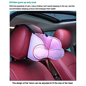 SWEETOP Child Head Support for Car Seats – Safe, Comfortable Head & Neck Pillow Support Solution for Front Facing Car Seats and High Back Boosters – Baby & Kids Travel Accessories