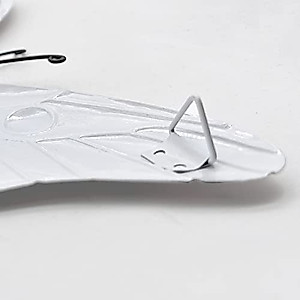 Metal Butterfly Wall Decor - 9.5" Outdoor Fence Wall Art Decor, Hanging for Garden Yard Living Room Bedroom Patio Balcony,Gift for Family Friends(4 Pack)