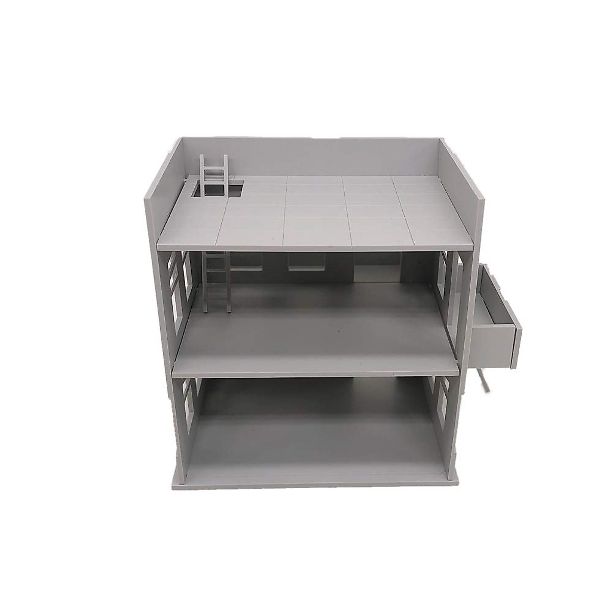 Outland Models Miniatures Damaged Ruin House Background Building 1:72