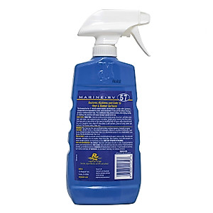 Meguiar's M5716SP Marine/RV Vinyl & Rubber Cleaner & Protectant - 16 Oz Spray Bottle