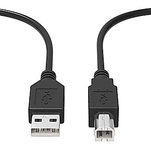 SupplySource USB Cable Cord Replacement for Brother DCP-7020 MFC-J460DW MFC-J480DW MFC-J485DW MFC-J6920DW