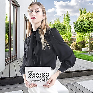 WCGXKO Racing Driver Gift Dirt Track Racing Gift Racing Zipper Pouch Makeup Bag (RACING)