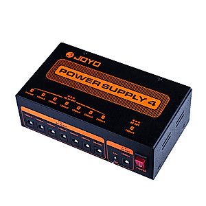 JOYO R-12 EQ 10-Band Equalizer Pedal Bundle with JP-04 Isolated 9V 12V 18V Guitar Effect Pedal Power Supply