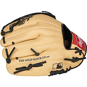 Rawlings | SELECT PRO LITE Youth Baseball Glove | Brandon Crawford Pattern | Left Hand Throw | 11.25" - Pro H-Web | Camel/Black