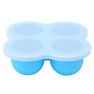 Silicone Egg Steamer, Egg Bites Molds Reusable Sous Vide Egg Poachers Teaming Tray with Lid for Instant Pot, Kitchen, Home